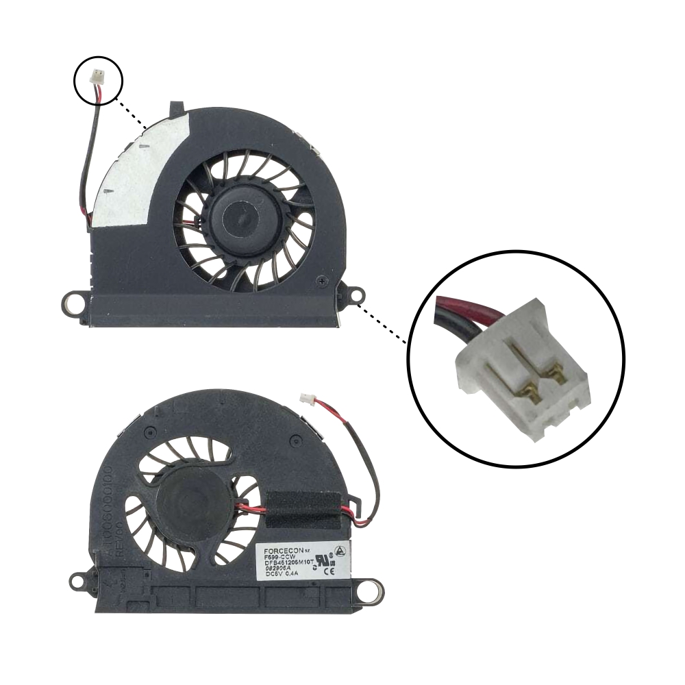 Laptop Fan For HP Compaq NC6400 CPU Cooling Fan