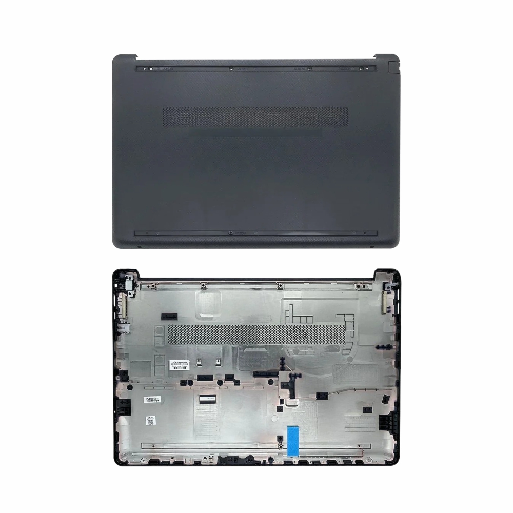 Base Panel For HP 15-DW 15S-DU 15S-DY 15S-DR TPN-C139 Bottom Base Lower Case Cover Black - Lapking